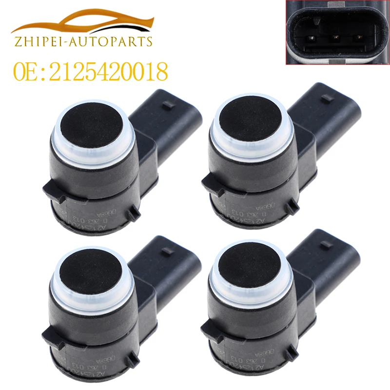4 Pcs/lot 2125420018 Parking Sensor PDC Bumper Assist A2125420018 ...
