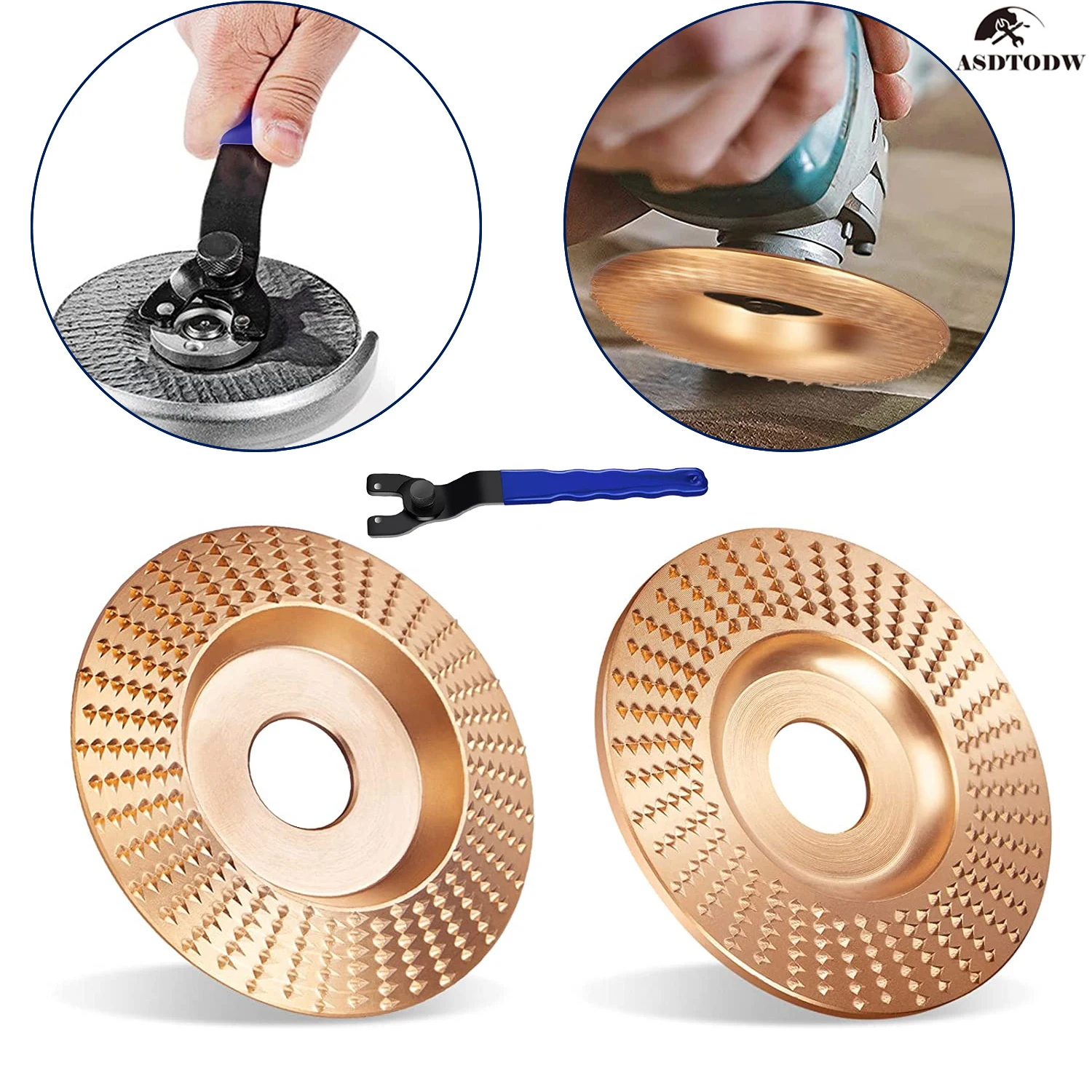 Round Polishing Angle Grinding Wheel Wood Sanding Carving Shaping Disc ...