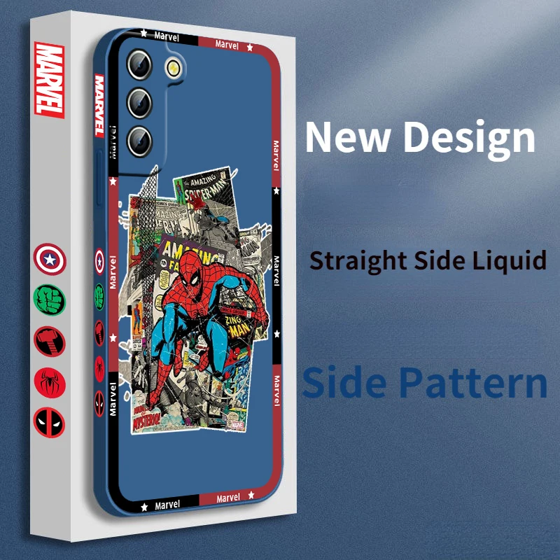 Marvel-Avengers-Comic-Poster-Phone-Case-para-Samsung-Galaxy-S23-S22-S21 ...