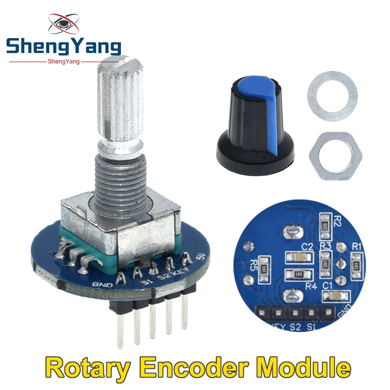 TZT-Rotary-Encoder-Module-para-Arduino-Brick-Sensor-Development-Round-Audio-Rotating ...