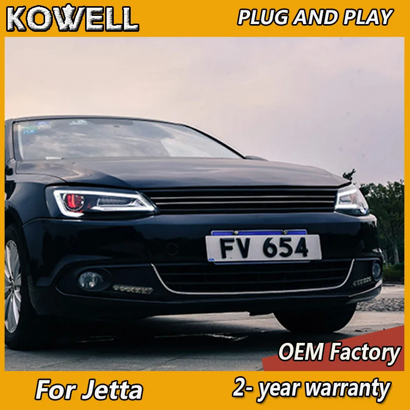 KOWELL-Car-Styling-for-VW-Jetta-LED-Headlight-2011-2012-2015-2017-Jetta ...