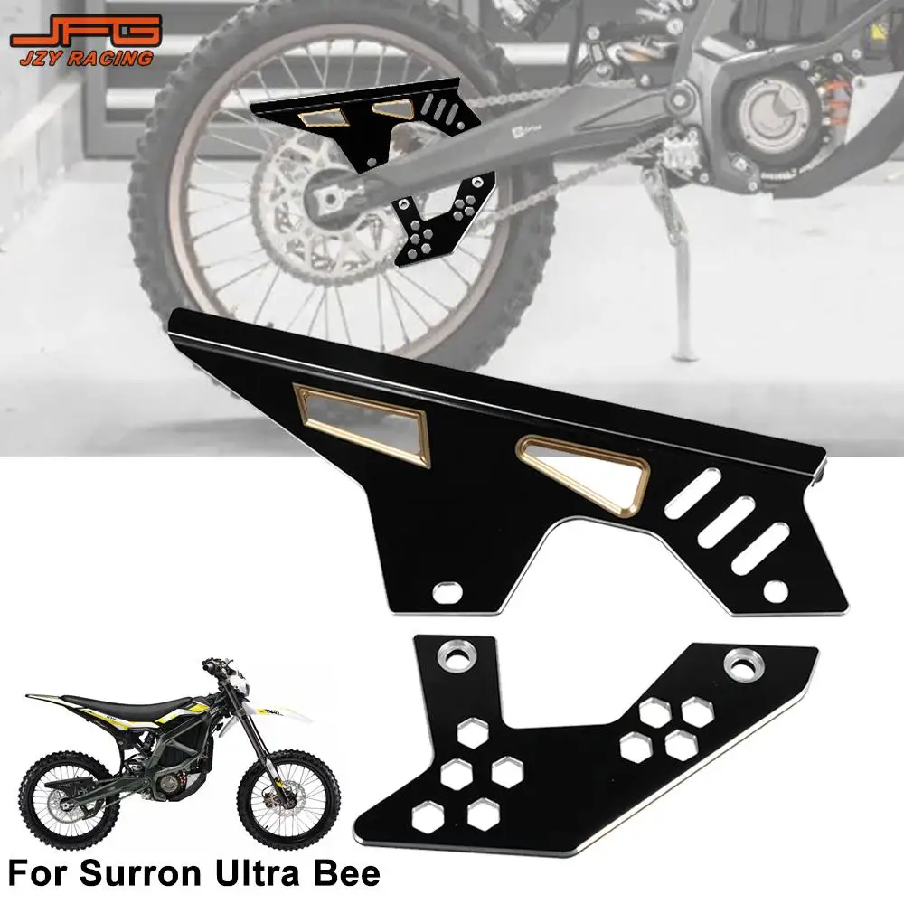 For SURRON Ultra Bee Motorcycle Sprocket Chain Cover Guard Upper Lower ...