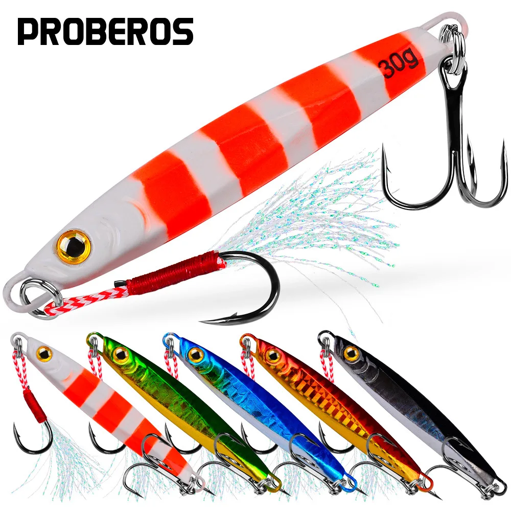 1pcs Slow Metal Jig 7g 10g 15g 20g 30g Long Cast Fast Sinking Jigging Lure Fishing Bait Trout ...