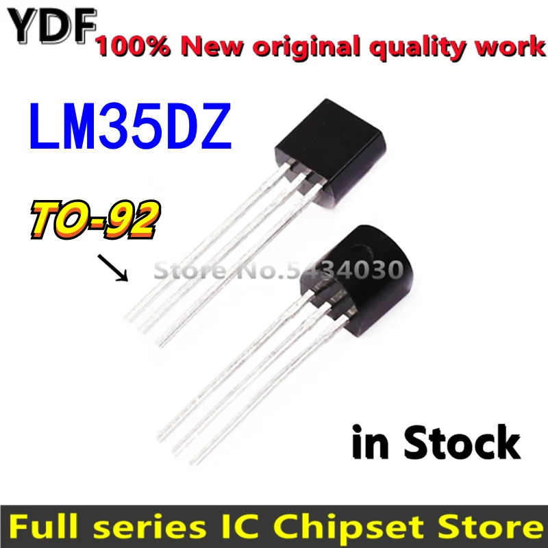 (5-10pcs) 100% New LM35DZ LM35D LM35 TO-92 IC - AliExpress 502