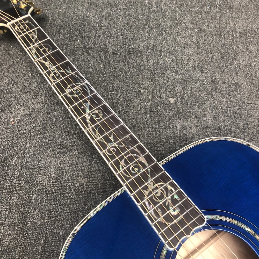 Blue Gibson Acoustic Guitars