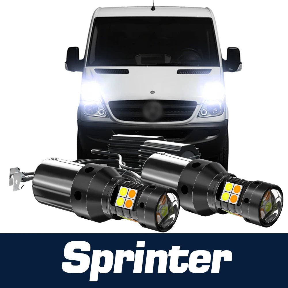 2pcs-LED-Dual-Mode-Turn-Signal-Daytime-Running-Light-Canbus-DRL-For ...