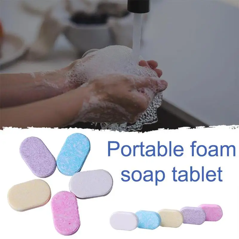 1 10pcs Dispenser Portable Foam Soap Hand Sheets Sanitizer Bubbler ...