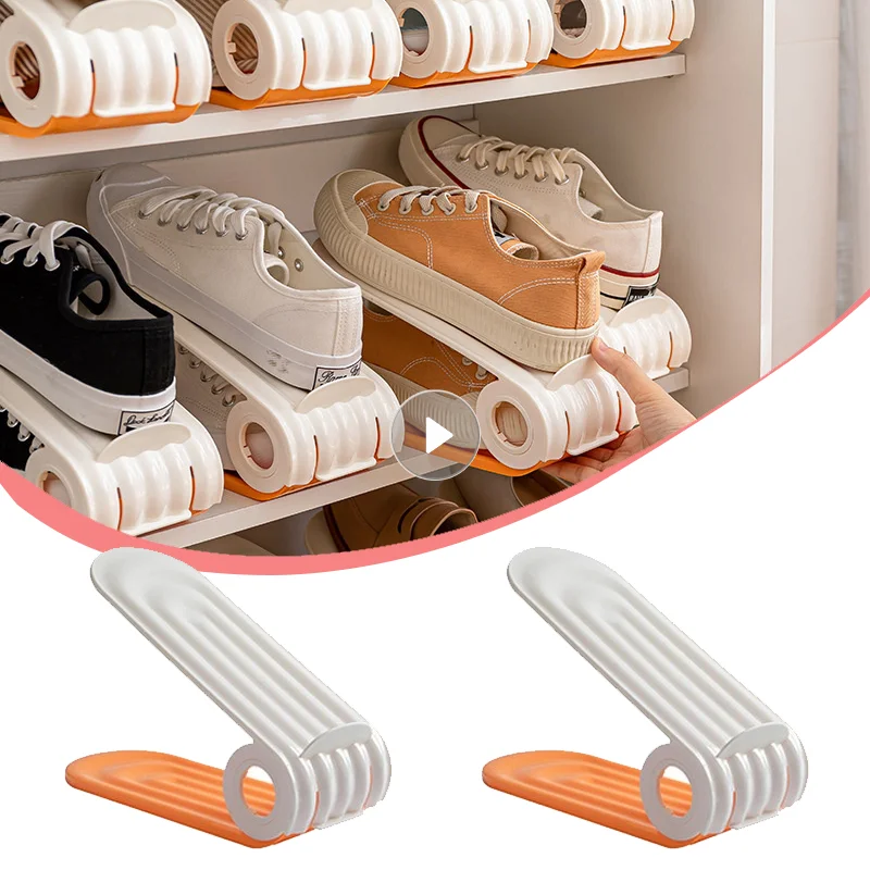 Adjustable-Shoe-Slots-Organizer-Modern-Double-Rack-Storage-Space-Saver ...