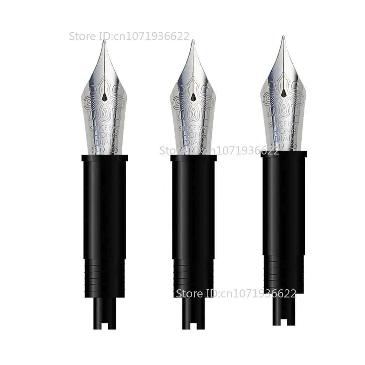 오리지널 Hongdian 2/3PCS NO.6 만년필 펜촉 EF/F/M Nib 그립 섹션 Hongdian 1866/N23/T1 ...