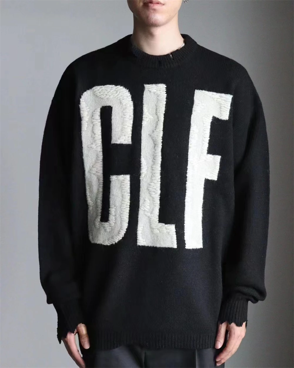 Saint-Michael-American-tide-brand-embroidery-CLF-letter-destruction ...