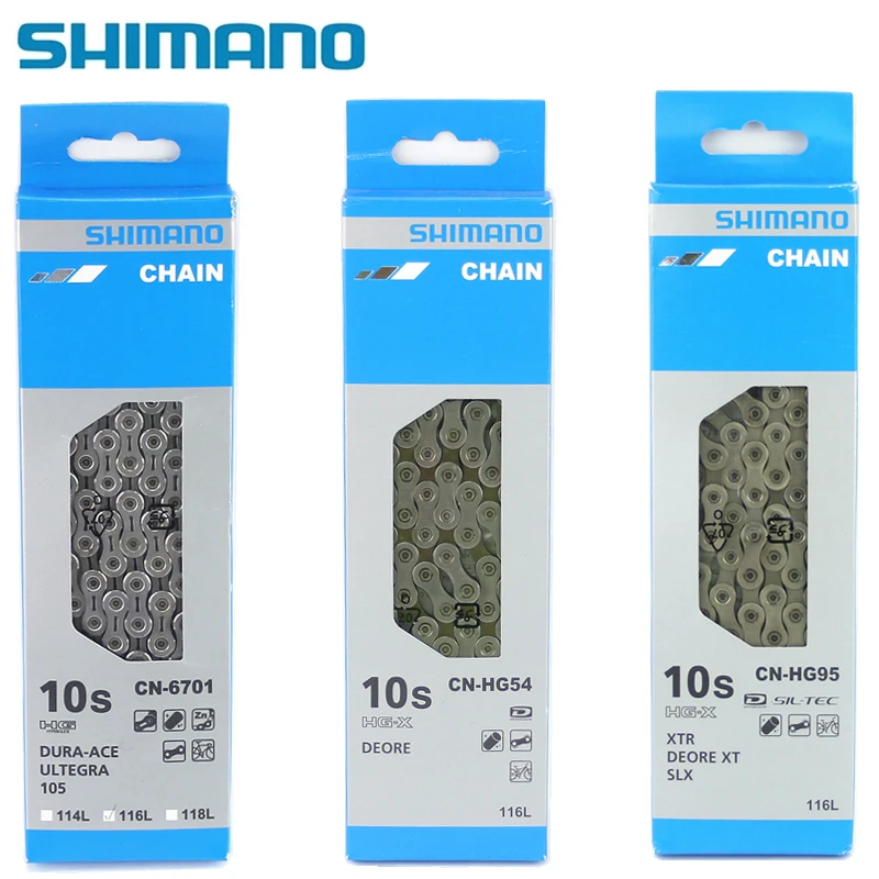 Shimano-Bicycle-Chain-10S-HG54-HG95-HG4601-CN-6701-Bike-Chain-11V-MTB ...