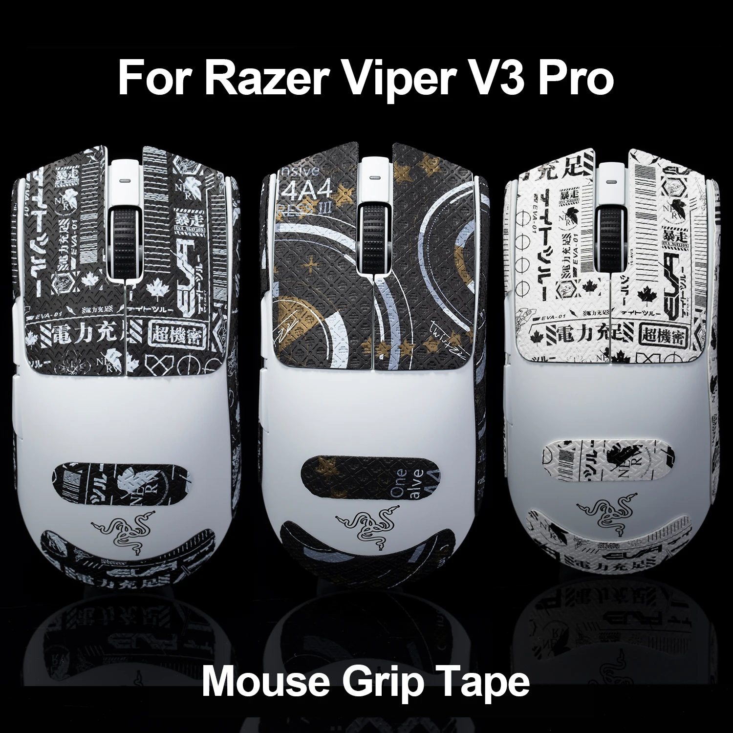 Mouse-Grip-Tape-For-Razer-Viper-V3-Pro-Sticker-Lizard-Skin-Suck-Sweat ...