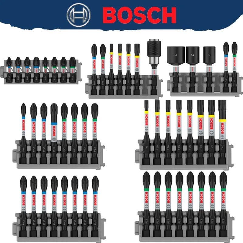 BOSCH PRO 제어 스크루드라이버 비트 세트 PH1-PZ3 S2 수정 강철 고경도 전동 공구 부착물 - AliExpress 1420