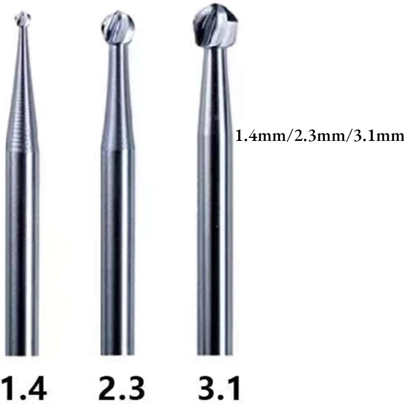 1-4mm-2-3mm-3-1mm-Dental-Bone-Surface-Repair-Stainless-Steel-Ball-Drill ...
