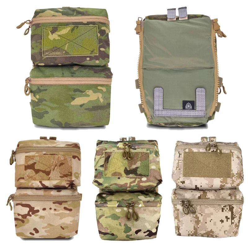 MCTP-Zipper-Double-Pocket-Back-Bag-Multi-Purpose-Tactical-Back-Molle ...