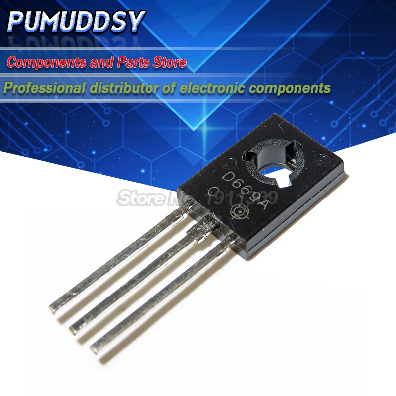 10 piezas 2SD669A 2SD669 D669A D669 a-126 Triode nuevo original envío ...