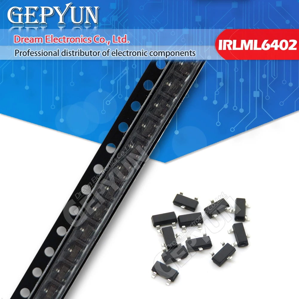 100pcs IRLML6402TRPBF SOT23 IRLML6402 SOT IRLML6402TR SOT-23 SMD Power ...