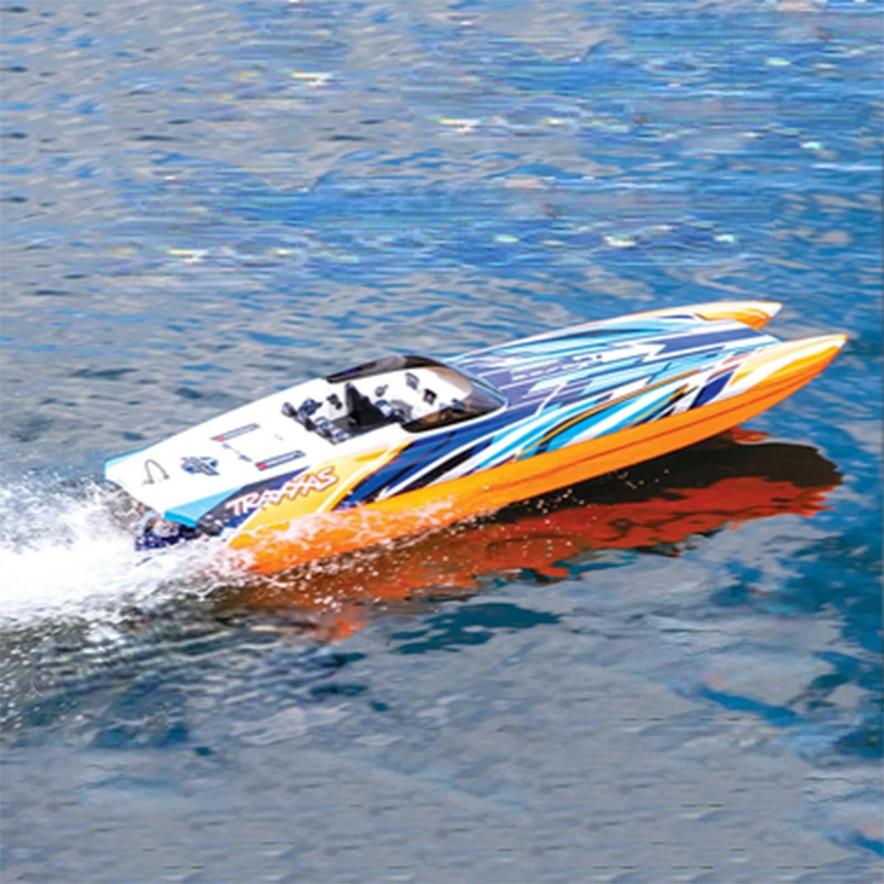 Rc Catamaran New Painting M41 Remote Control Electric Brushless ...