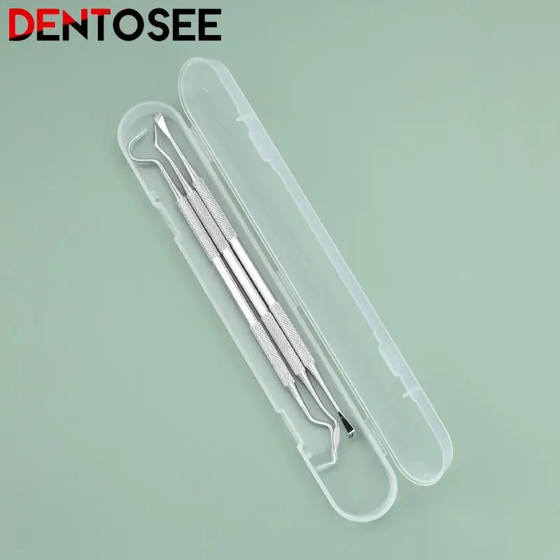 Dentist-Clean-Tools-Dental-Mirror-Double-Probe-sickle-hoe-Tooth-Cleaner ...