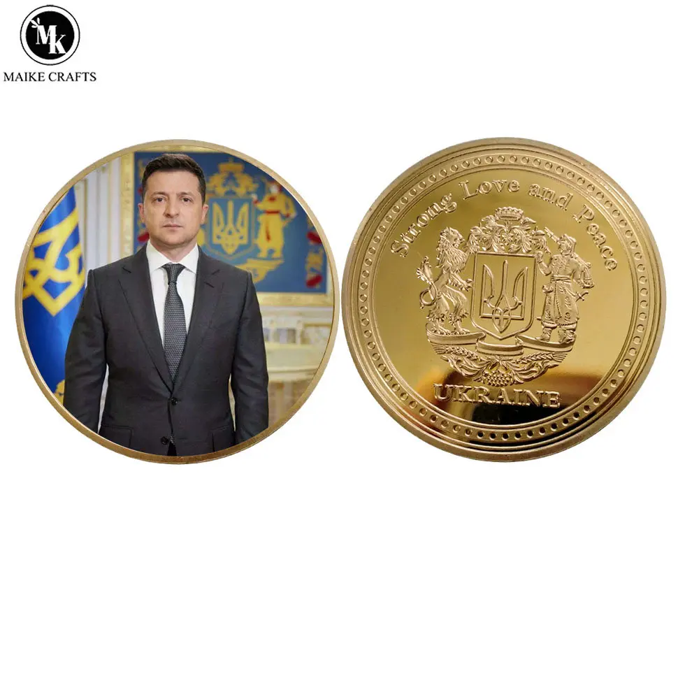 Ukrainian-War-Coins-President-Zelensky-Commemorative-Coins-Ukrainian ...