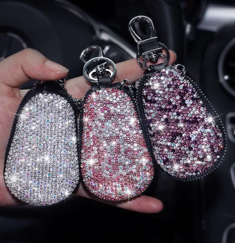 Luxury-Diamonds-Car-Key-Wallets-Women-Key-Holder-Housekeeper-Keys ...