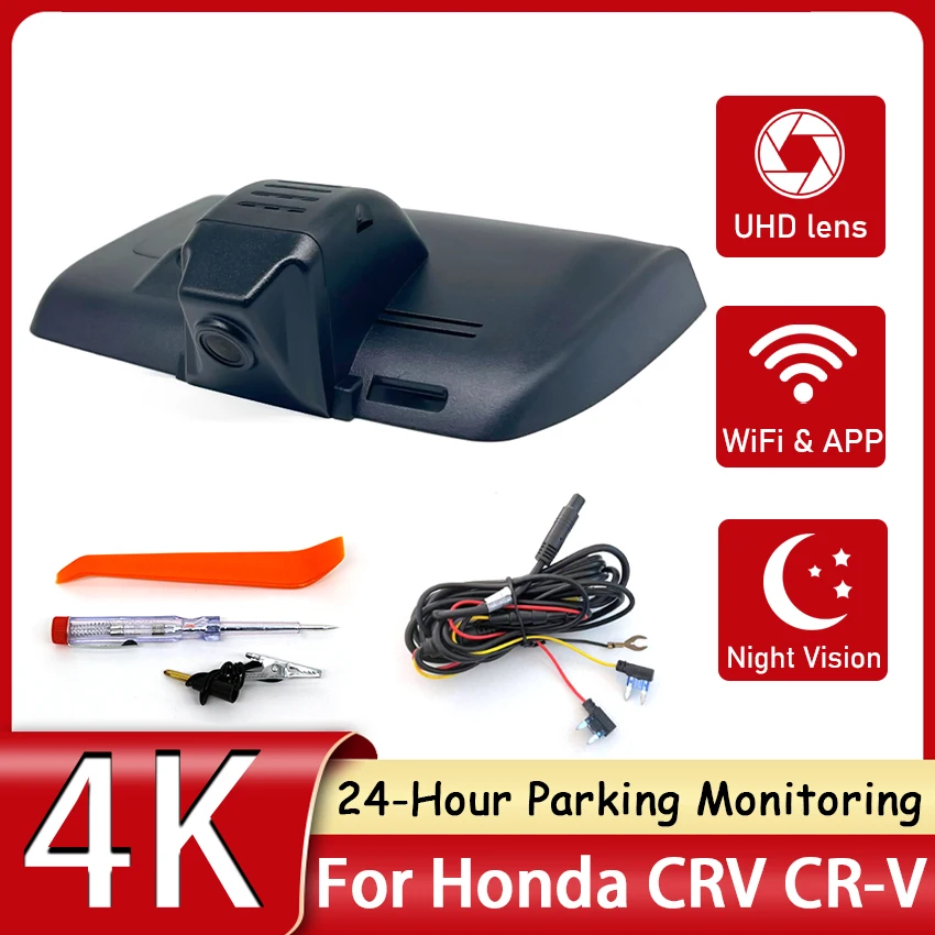 Hidden-Dash-Cam-For-Honda-CRV-CR-V-2016-2017-2018-2019-2020-2021-4K ...