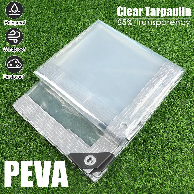 PEVA Transparent Rainproof Cloth Greenhouse Film Tarpaulin Car Truck ...