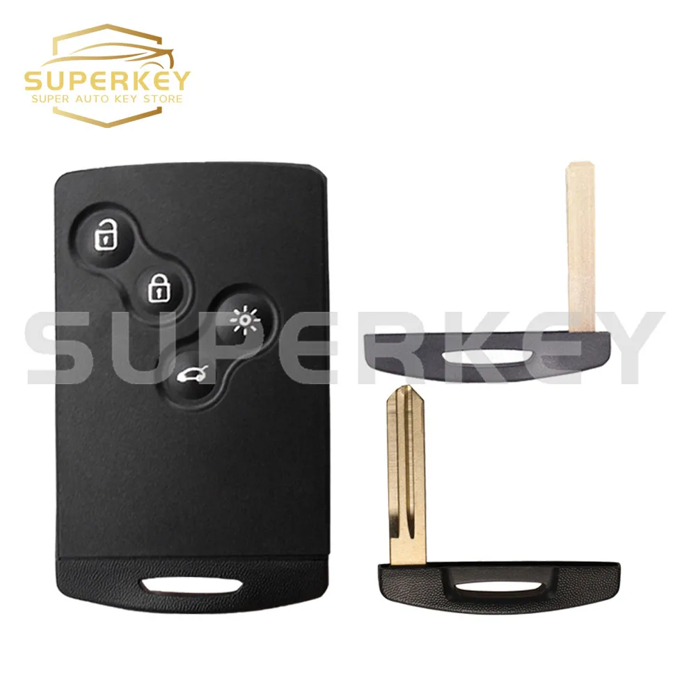 SUPERKEY Keyless Smart Key Shell Case For Renault Clio IV Captur ...