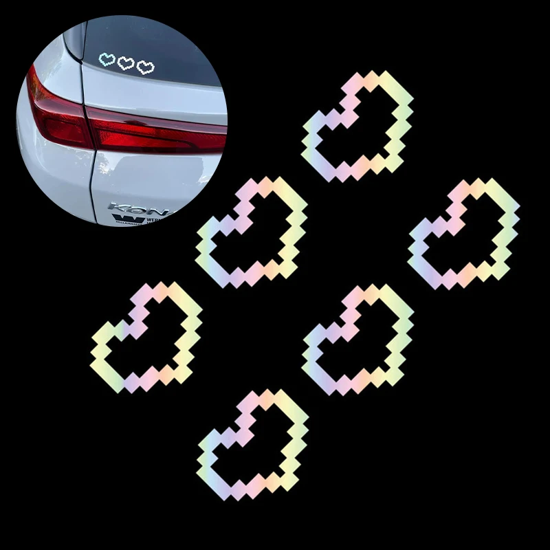 Mosaic-Heart-Love-Car-Stickers-For-Car-Window-Decor-Waterproof-Heart ...