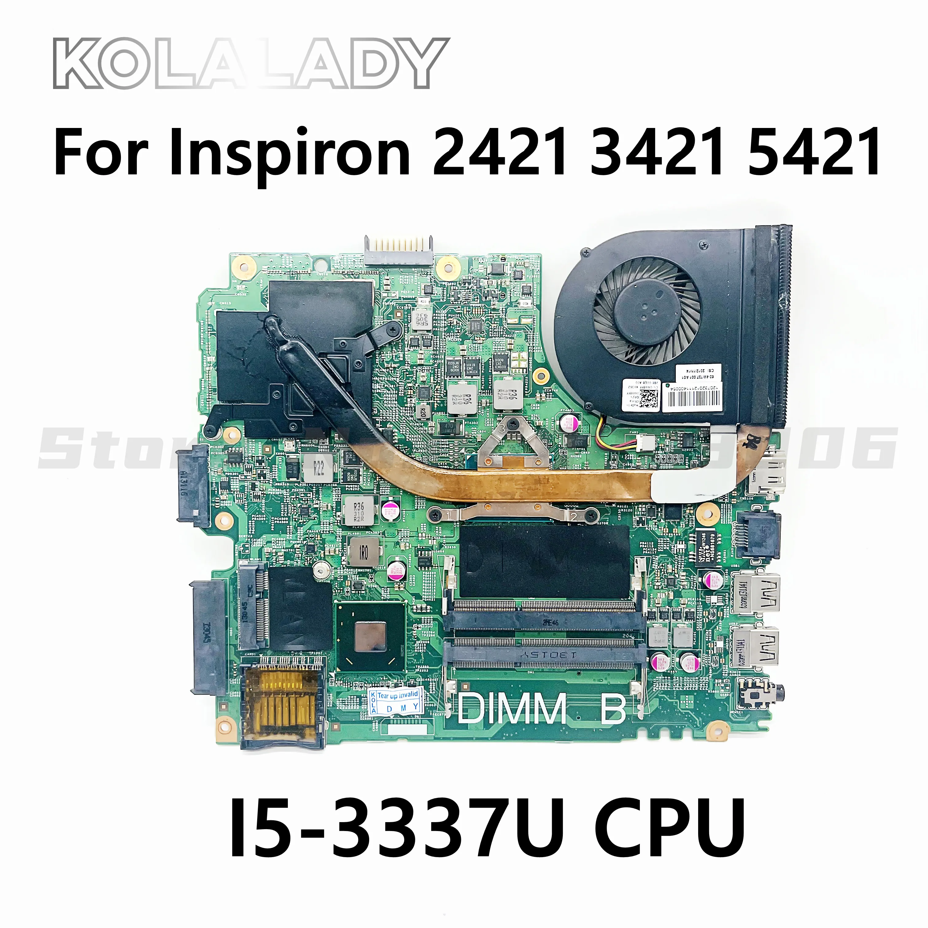 CN 05HG8X 5HG8X CN 08RR4G 8RR4G dell Inspiron 2421 3421 5421 노트북 마더 보드 12204 1 PWB:5J8Y4 함께 I3 ...