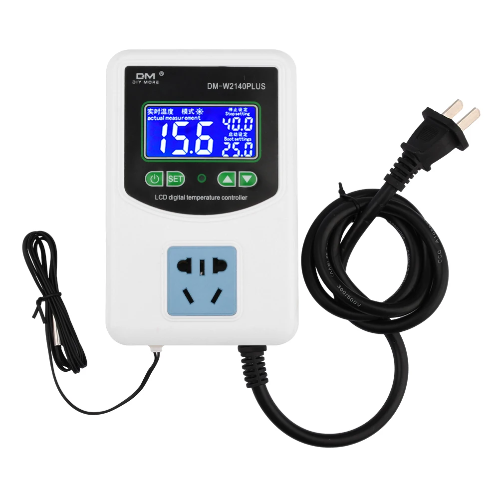AC110-220V 3500W Socket Digital Temperature Controller High Accuracy ...