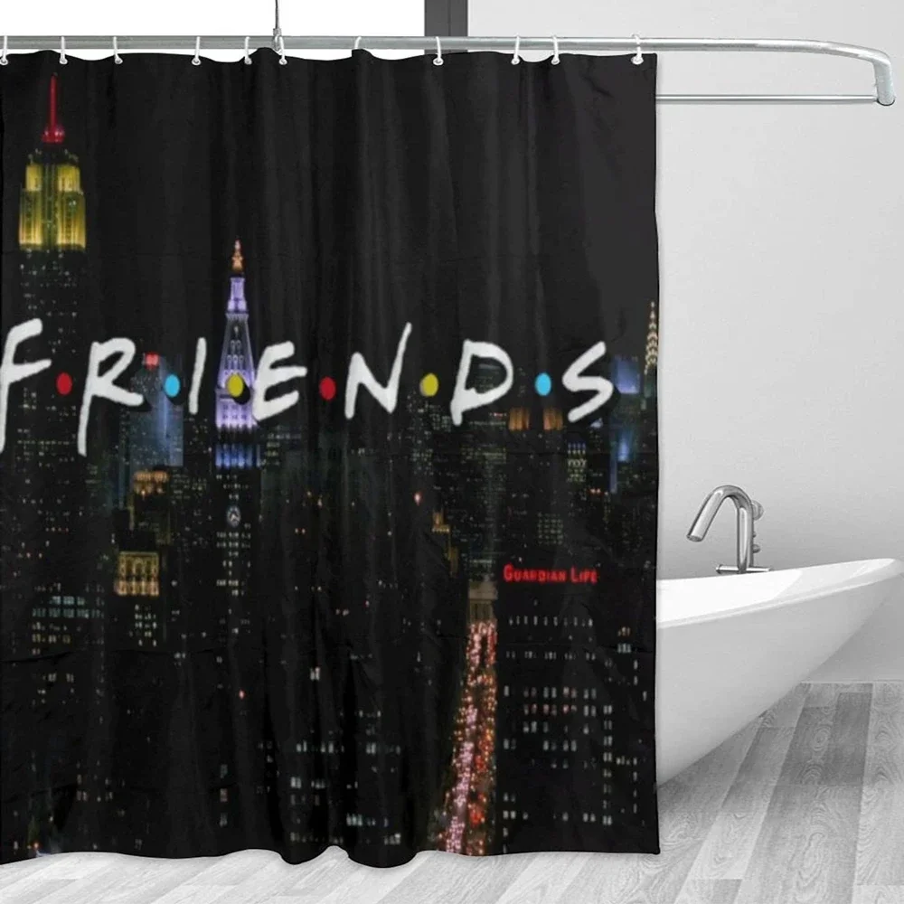 Friends-Tv-Show-Shower-Curtain-Waterproof-Bathroom-Decor-Durable ...