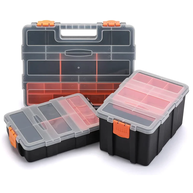 Plastic-Portable-Parts-Toolbox-Multi-Grid-Combination-Screw-Storage-Box ...