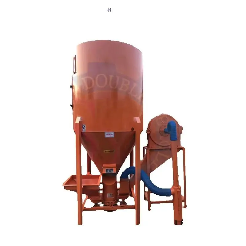 1000kg/h High output Industrial vertical animal feed crushing and ...