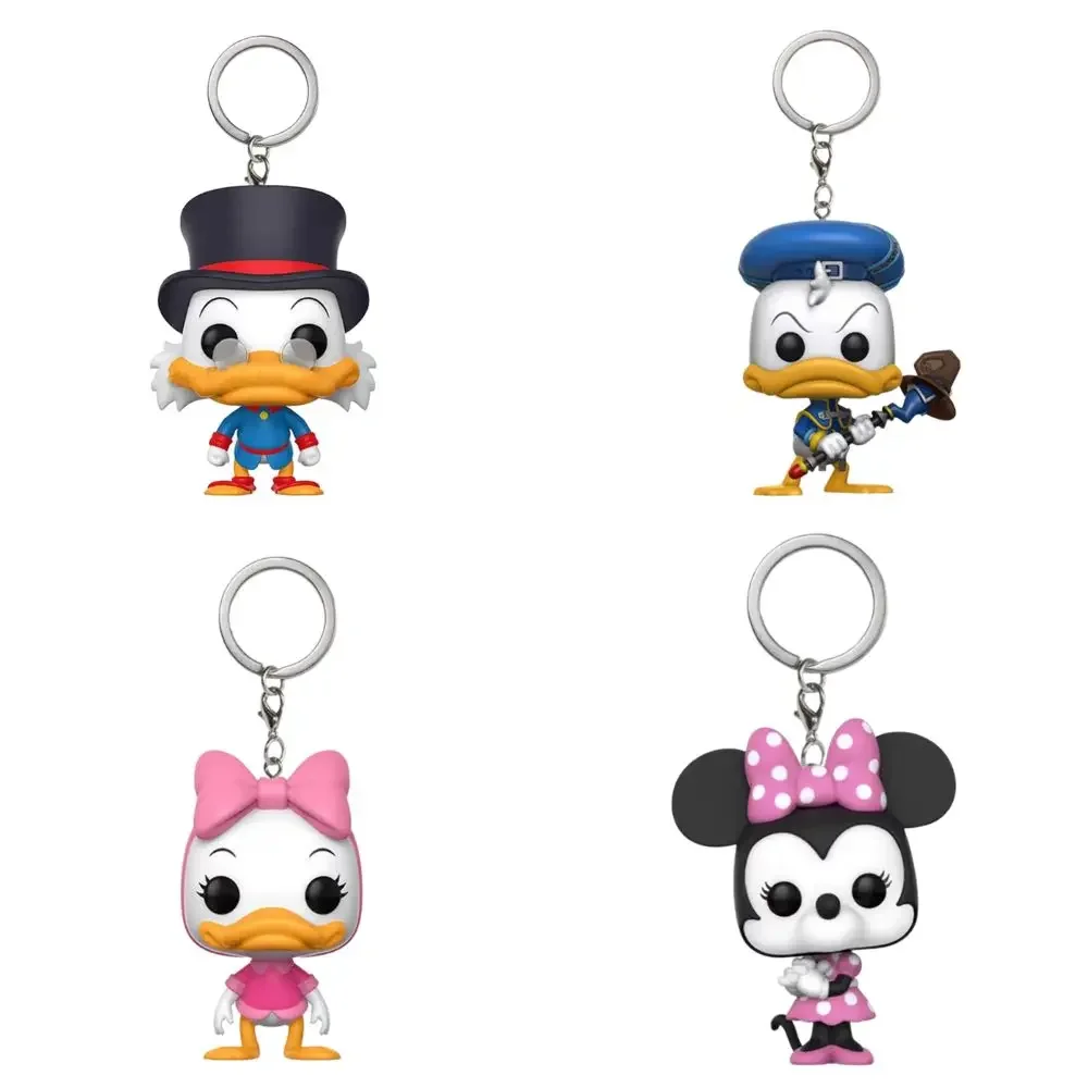 Keychains-Mickey-Mouse-Donald-Webby-Scrooge-Mcduck-Pocket-Keychains-PVC ...