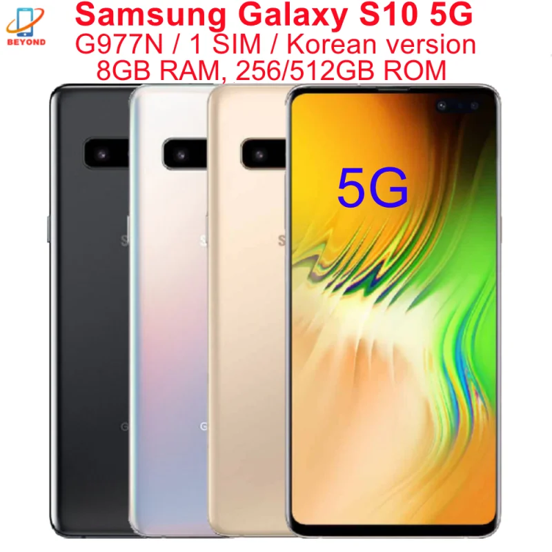 Genuine Samsung Galaxy S10 5G G977N 6.7" 8GB RAM 256GB ROM Octa Core ...