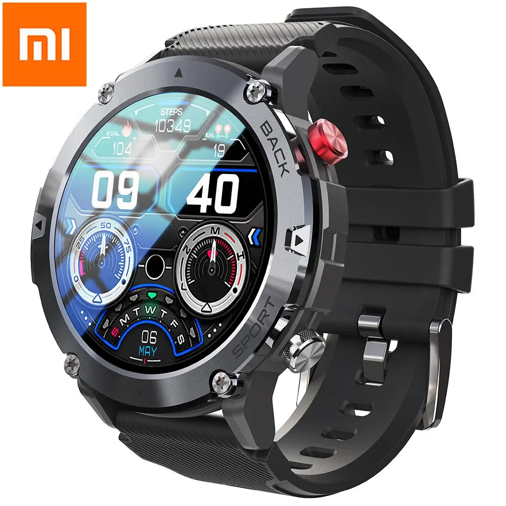 Xiaomi reloj inteligente para hombre, accesorio de pulsera resistente al agua IP68 con llamadas ...