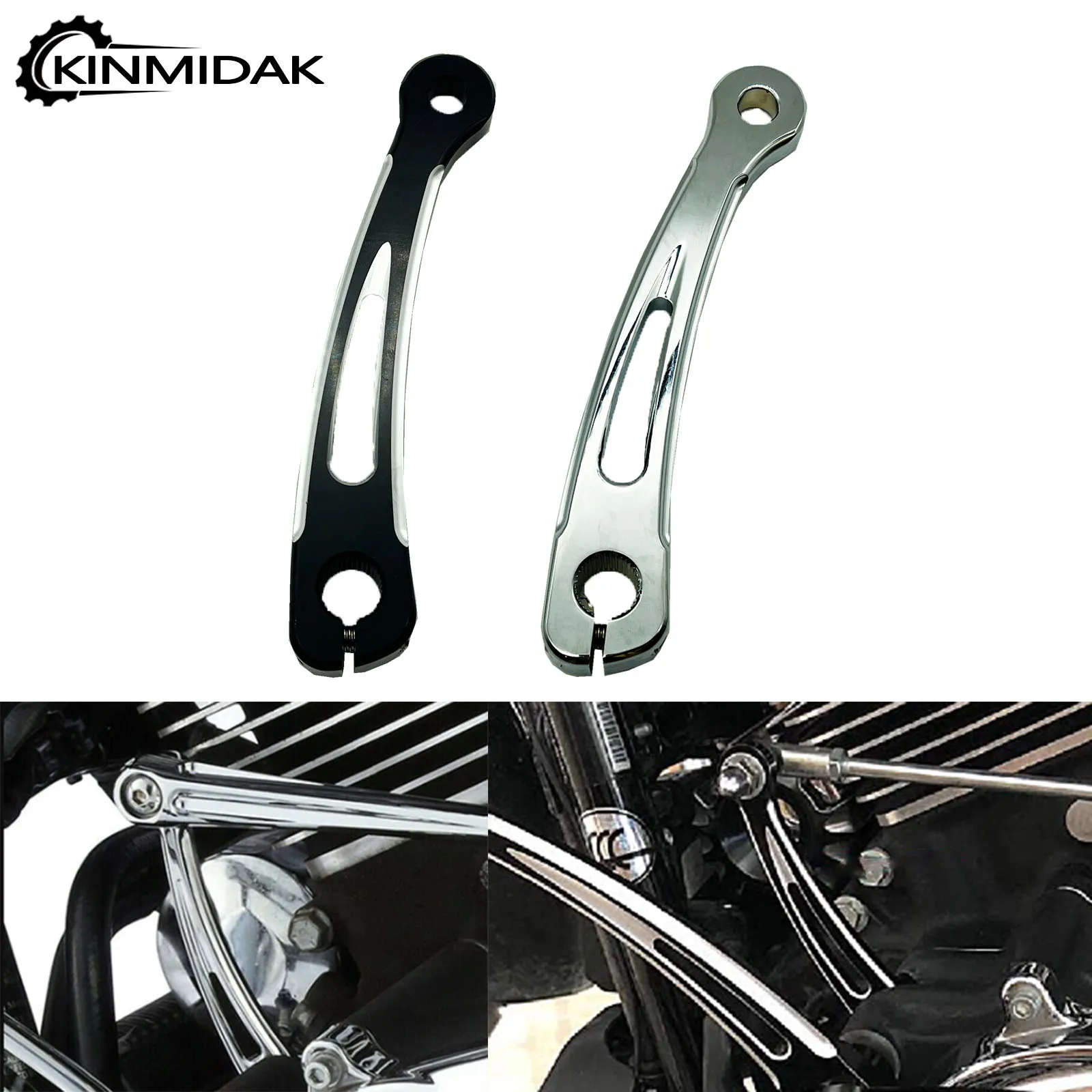 Motorcycle-CNC-Inner-Shift-Shifter-Arm-Rod-Lever-Bracket-For-Harley-Touring-Road-Electra-Glide ...