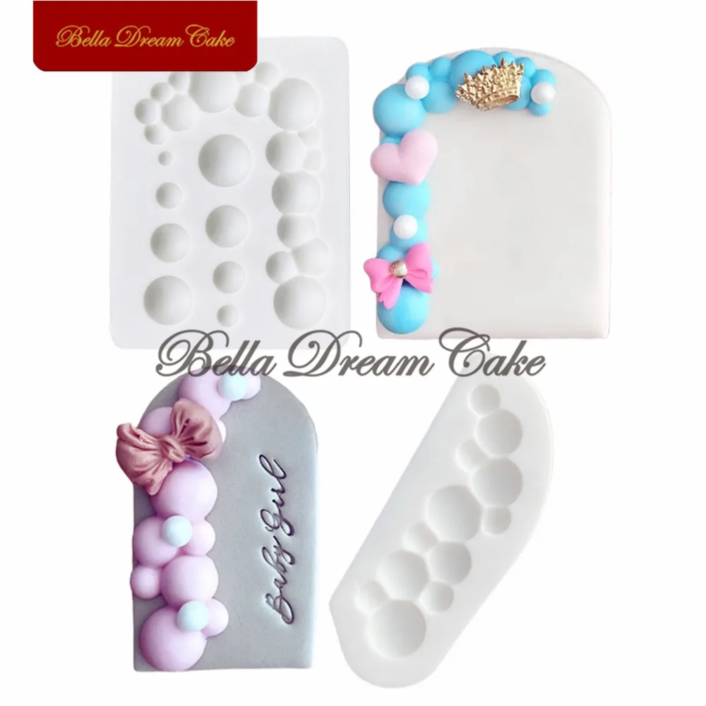 3D-Bubble-Ball-Archway-Design-Silicone-Mold-Fondant-Chocolate-Mould-DIY ...