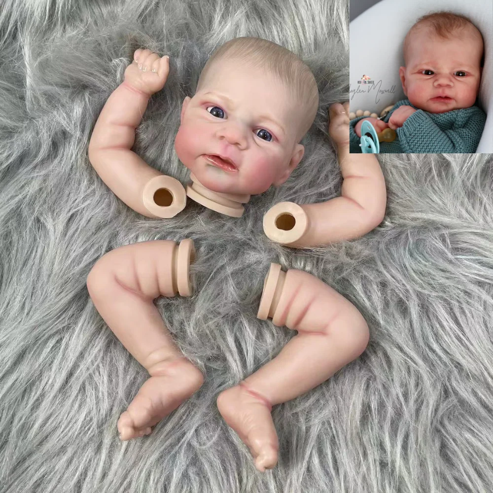 17-Inch-Painted-Vinyl-Reborn-Doll-Kit-Elijah-Hand-painted-Hair ...