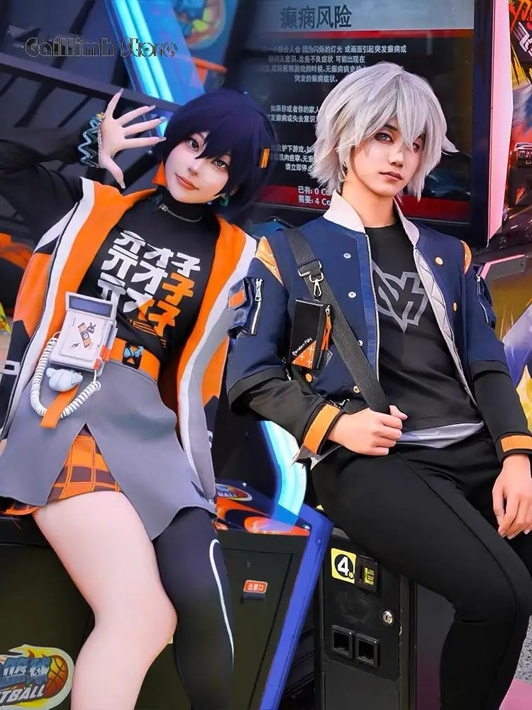 Game-ZZZ-Zenless-Zone-Zero-Belle-Wise-Cosplay-Costume-Wigs-Game-Suit ...