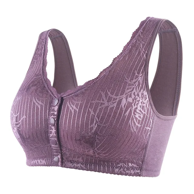 Middle Aged Bras for Women Underwear Large Size Thin Seamless Lace ...