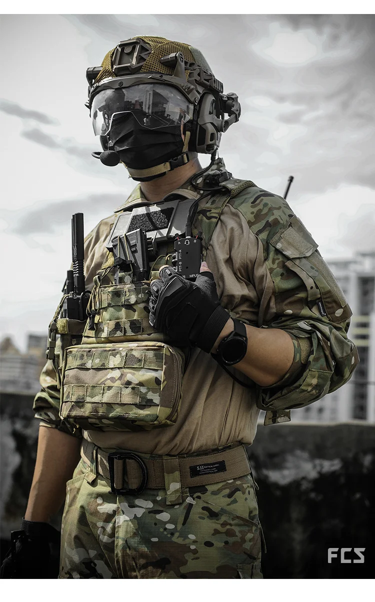 Refined-Mpu5-Dual-PTT-Walkie-Talkie-All-Metal-CNC-Tactical-Headset ...