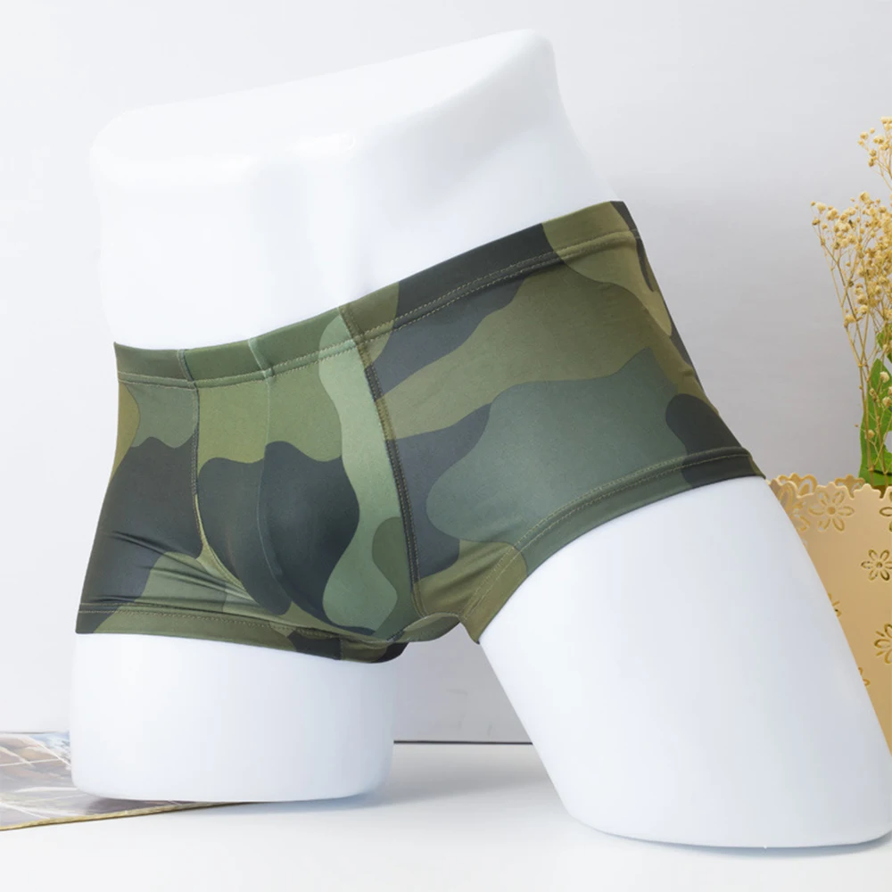 Camo-Army-Green-Boxers-Briefs-Mens-Sexy-Boxers-Trunks-Sleep-Bottoms ...