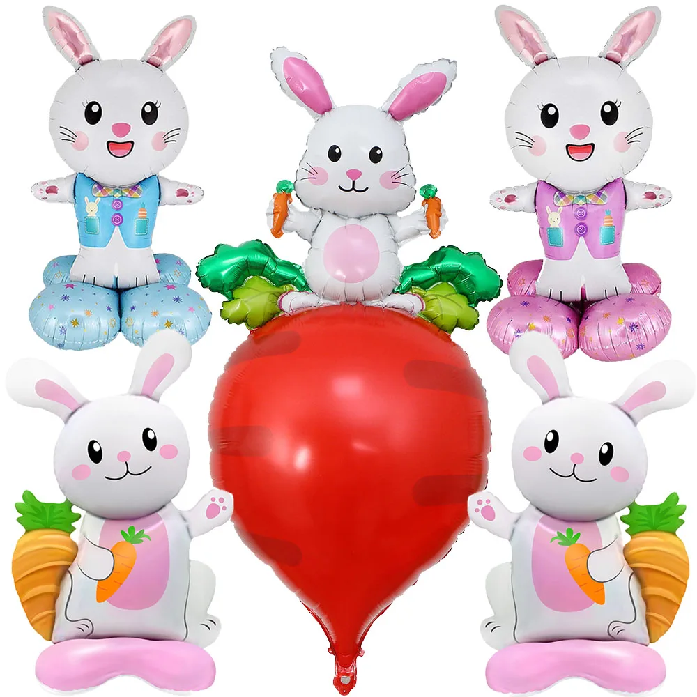 Big-Bunny-Balloons-Foil-Helium-Rabbit-Shaped-Animal-Balloons-Standing ...
