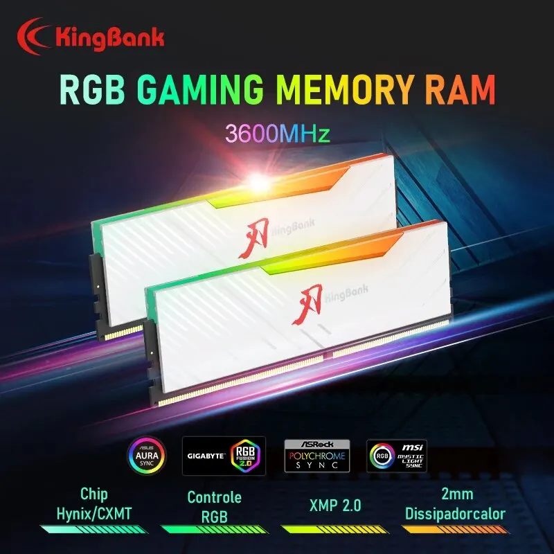 Kingbank-RGB-Memory-Module-DDR4-3600mhz-8GBx2-16GBx2-Desktop-Intel ...