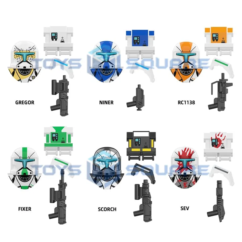 HEROCROSS-The-Clone-Commando-Gregor-Niner-Delta-Squad-Fixer-Scorch-Sev ...