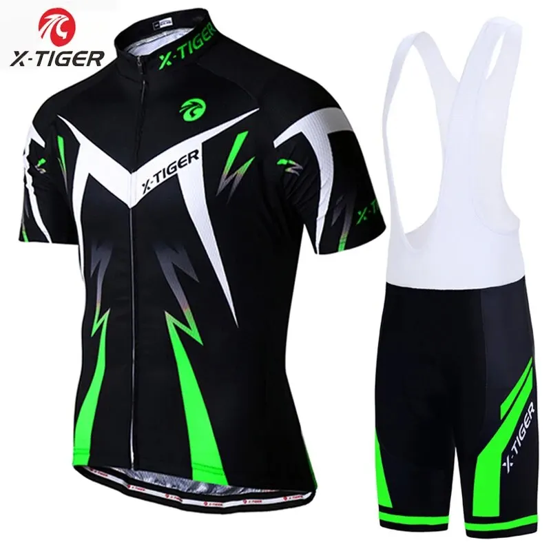 X-TIGER-Pro-Cycling-Jersey-Set-Men-Bicycle-Clothing-MTB-Summer-Quick ...