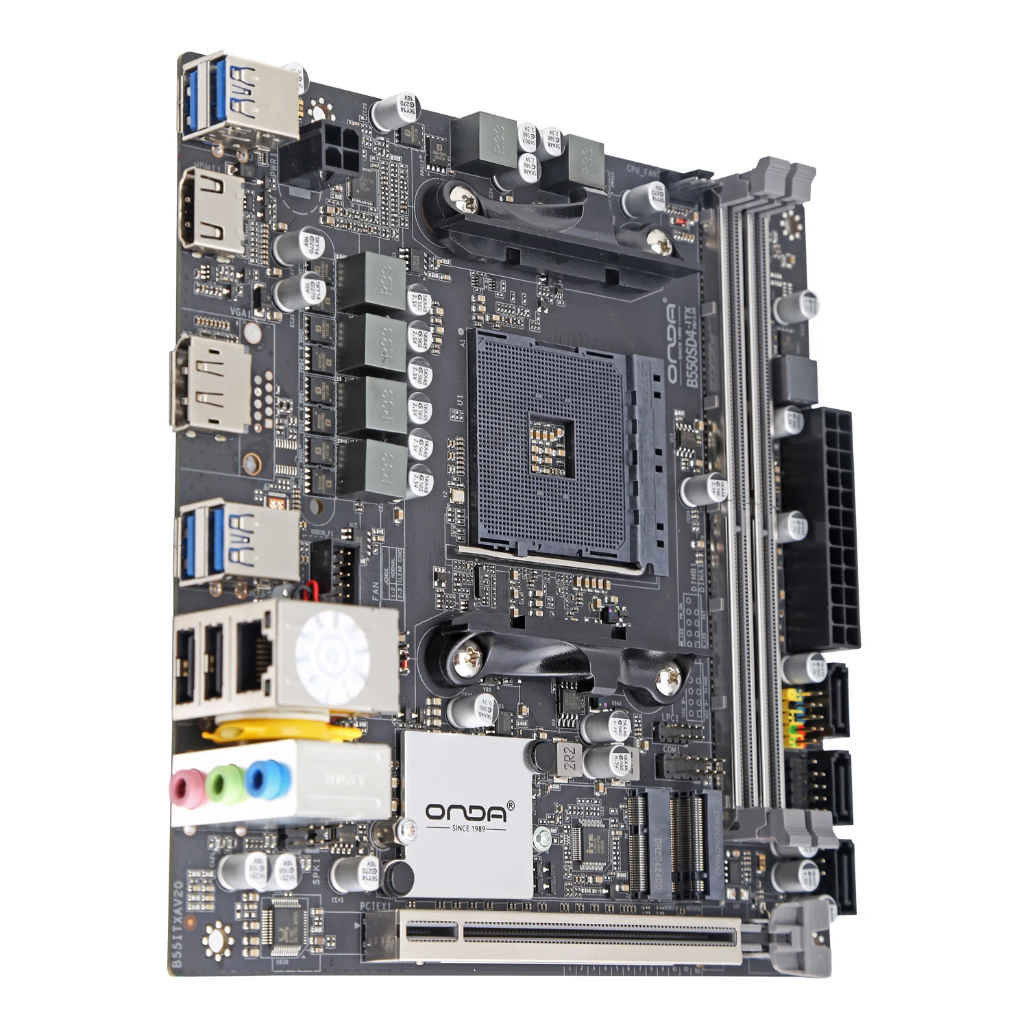 B550SD4-ITX De Placa Base B550 AM4 Mini-itx Para Procesador AMD Ryzen Serie 3000/5000, Doble ...