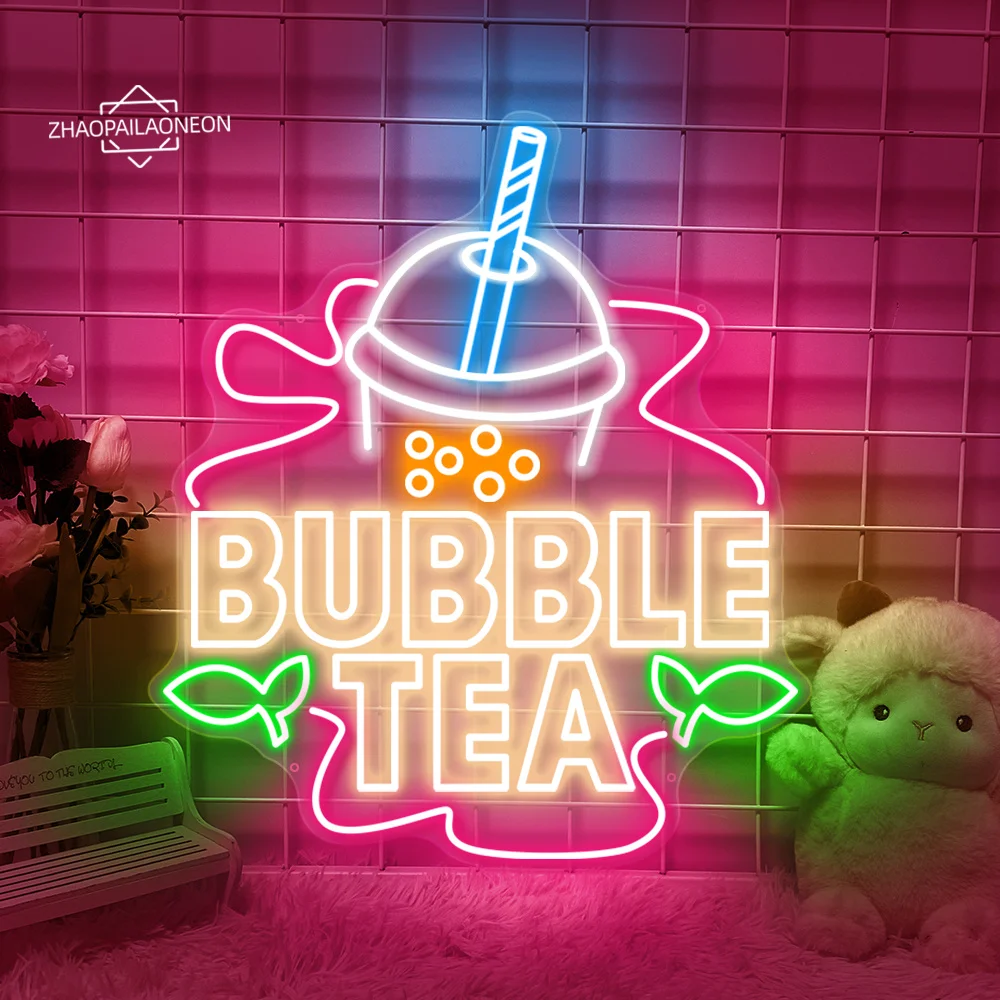 Bubble-Tea-Neon-Sign-Led-Light-Boba-Tea-Shop-Room-Decoration-Bar-Cafe ...